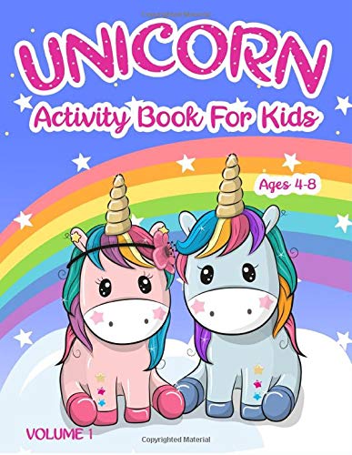 Magical Time Unicorn Activity Book for kids Age 3+: How many?,Dot to ...