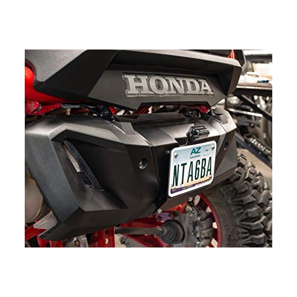 UTV INC LED Lighted License Plate Frame Mounting Bracket for Honda ...