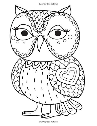 Amazon.com: Blank Book Journal: Owl Zentangle Cover Diary Notebook: 8.5 ...