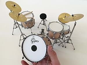 Amazon.com: Charlie Watts The Rolling Stones Miniature Drum Set ...