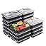 Amazon.com: [20 Pack] 3 Compartment Meal Prep Containers BPA Free ...