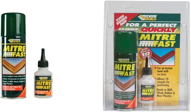 Everbuild MITRE2 Jumbo Mitre Fast Kit & Mitre Fast Two Part Bonding Kit ...
