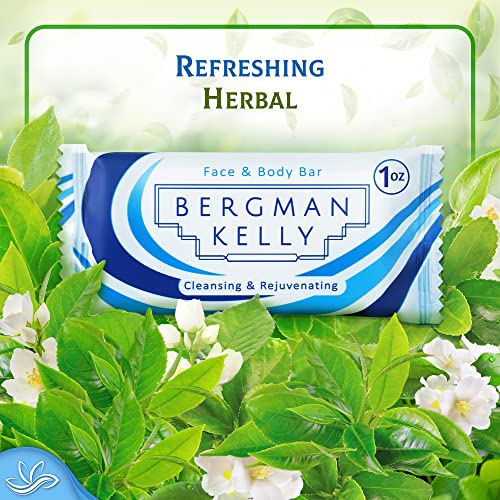 BERGMAN KELLY Hotel Soap Bars (White Tea, 1 oz, 100 PK), Travel Size ...