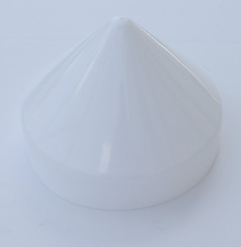 9" Piling Cone White Marine Dock Boat Pylon Edge Post Head White Cover ...