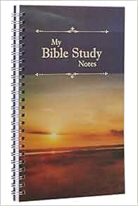 My Bible Study Notes: Printed PVC Cover Wirebound 52 Week Notebook ...