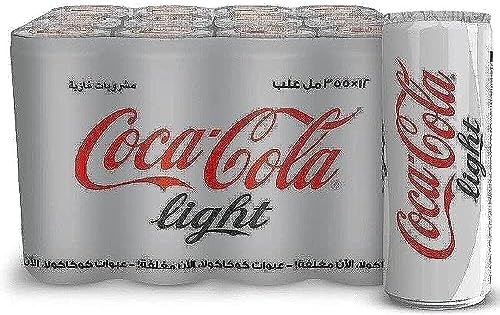 Coca Cola Light Carbonated Soft Drink, Cans, 12 x 355 ml, Red price in ...