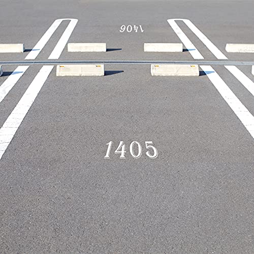 40 Pieces Letter and Number Spray Paint Stencil 4 Inch Curb Stencil Kit ...