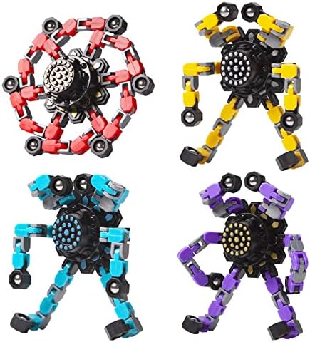 سعر Transformable Fidget Spinners 4 Pcs for Kids and Adults Stress ...