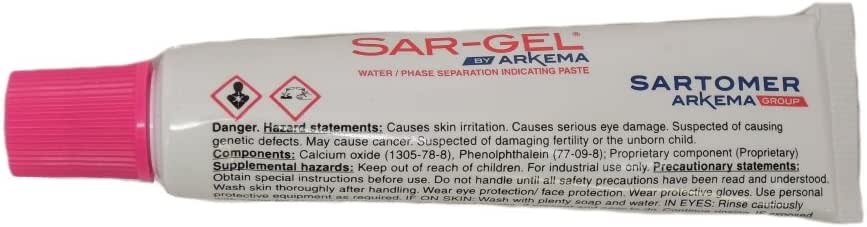 Amazon.com: Sar-Gel 0488 Water/Phase Separation Indicating Paste ...