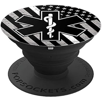 Amazon.com: EMS Pop-Socket Thin White Line Emergency Medical Nurse Gift ...