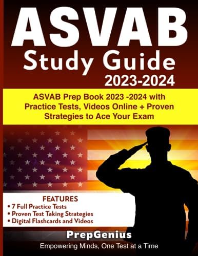 ASVAB Study Guide 2023-2024: ASVAB Prep Book 2023 -2024 with Practice ...