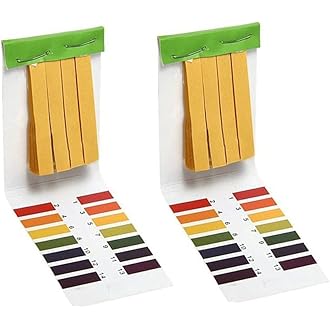 Yesbay 80 Strips Full Range PH Alkaline Acid 114 Test Paper, 52% OFF