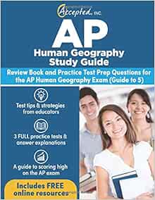 AP Human Geography Study Guide: Review Book and Practice Test Prep ...