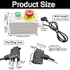 mxuteuk 110V-220V Waterproof Single Phase On/Off Switch Box with ...