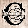 Amazon.com: AJD Designs Monogram Letter C Split Personalized 16 Gauge ...