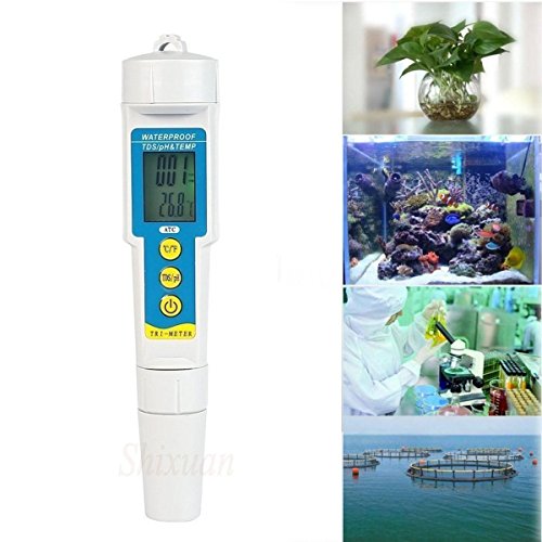 Buy Digital Water Quality TDS Tester - QIYAT 3 in 1 PH Temp TDS Water ...
