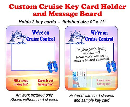 Amazon.com: Cruise Key Card Holder Magnet - customizable: Handmade