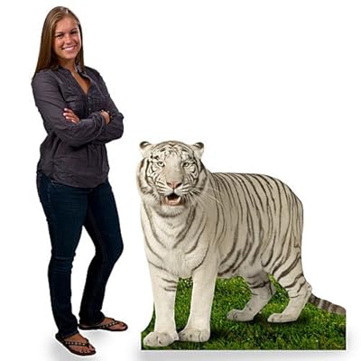 3 ft. 10 in. White Tiger Cardboard Cutout Standee Philippines | Ubuy