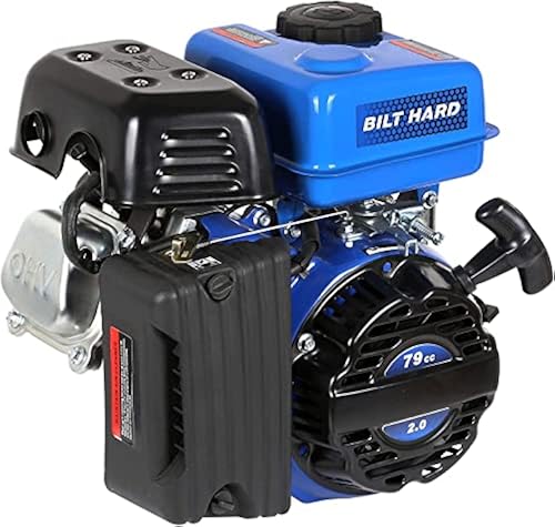 BILT HARD Gas Engine 79cc 2 HP, Gas Motor for Log Splitter, Pressure ...