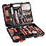 FLOUREON DIY Toolkit 82 Pcs Handy Tool Set Household Basic Tool Kit ...
