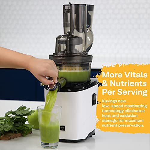 Kuvings Whole Slow Juicer REVO830W Cold Press Masticating Juicer Machine | Extra Wide 88mm ...