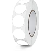 Amazon.com: Round Stickers Orange 3/4 Inch Circle Labels with Color ...