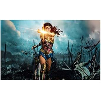 Gal Gadot 8 inch x 10 inch Photograph Wonder Woman (2017) Deflecting ...