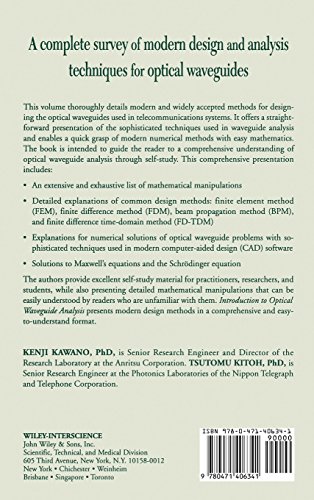 Introduction to Optical Waveguide Analysis: Solving Maxwell's - BookMall