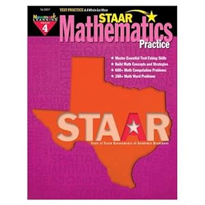 STAAR Mathematics Practice Grade 4 book