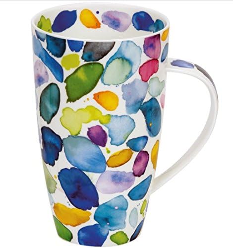 Dunoon Bone China Blobs Abstract Art Mug (Blue) – BigaMart