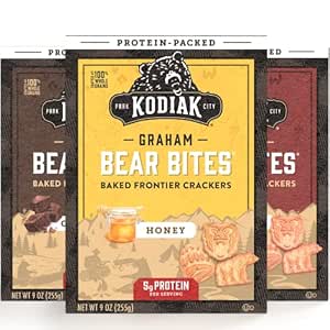 Amazon.com: Bear Bites, Protein Graham Crackers Variety Pack: Honey ...