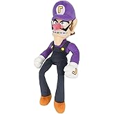 Amazon.com: Little Buddy Set of 2 Super Mario All Star 1422 Waluigi & 1421 Wario Stuffed Plush ...