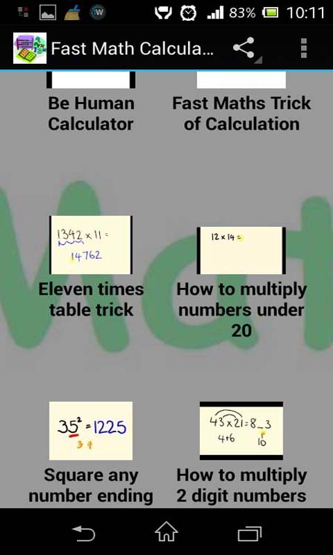 Fast Math Calculation Tricks - Learning Videos for Kids:Amazon.com ...