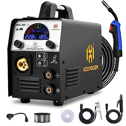 HZXVOGEN 5 in 1 Multiprocess Welding Machine 185A Colorful LED Display ...