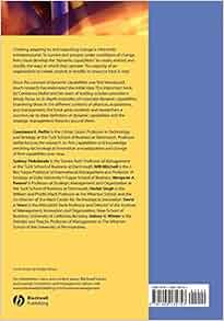 Dynamic Capabilities: Understanding Strategic Change in Organizations ...