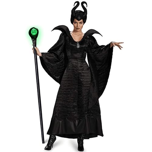 rericonq Witch Staff with Green Light Orb wizard staff Evil Queen Wands ...