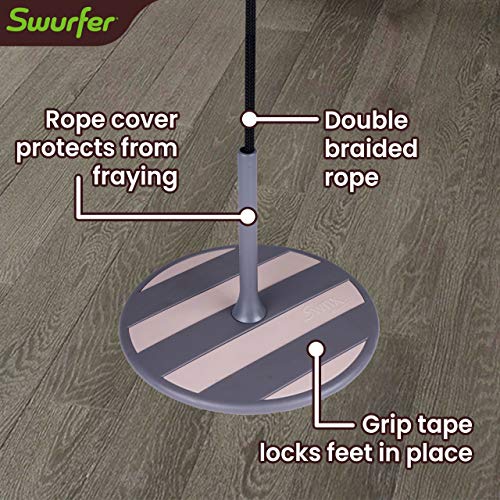 Swurfer SWNX Foot Swing- Under Desk Foot Rest, Adjustable Height Fidget ...