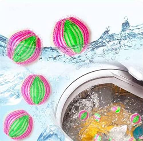 6pcs Washing Ball Clothes Decontamination Sticky Wool Ball Drum Washing ...