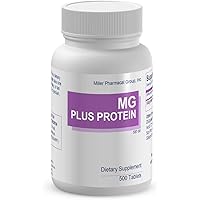 Amazon.com: Mg Plus Protein Mg Plus Protein Miller, 100 tabs 133Mg ...