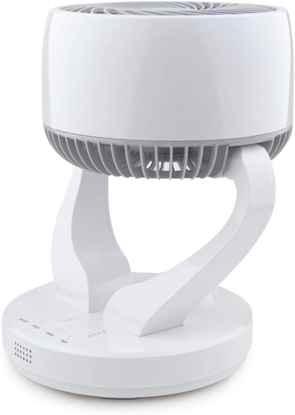 ecHome 7″ Air Circulator Desk Fan with remote control white CCC ...