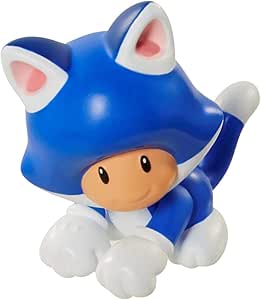 Amazon.com: World of Nintendo 2.5" Cat Toad Action Figure: Toys & Games