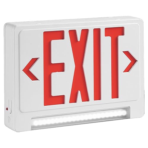 Ciata Ultra Bright Energy-efficient Lighted Exit Signs with Battery ...