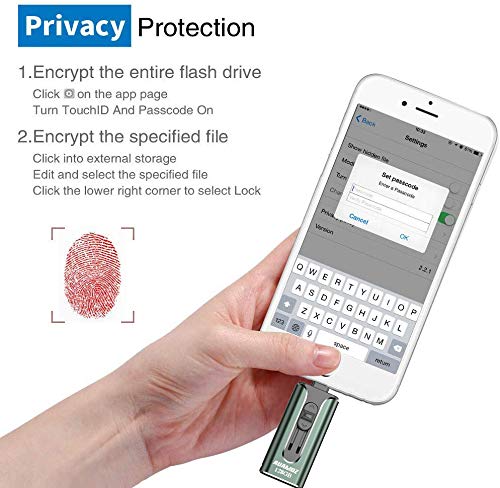 AUAMOZ USB3.0 Flash Drives 128GB, Memory Drive 128GB Photo Stick ...