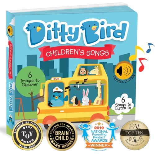 Ditty Bird Musical Books for Toddlers | Fun Children's Nursery Rhyme ...
