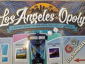 Amazon.com: Los Angeles Opoly-Monopoly: Toys & Games