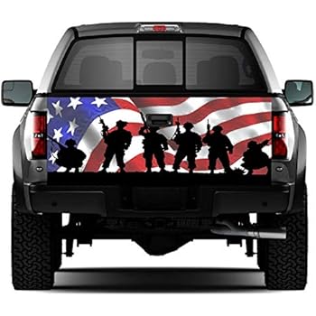 Amazon.com: Crabtree Signs US Army - Ripped Tailgate Wrap Vinyl Graphic ...