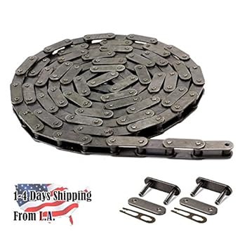 C2050 Conveyor Roller Chain 10 Feet with 1 Connecting Link: Amazon.com ...