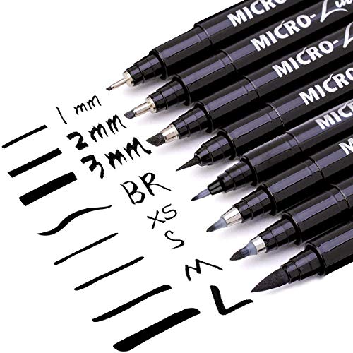 MISULOVE Hand Lettering Pens, Modern Calligraphy Marker Brush Pen, for ...