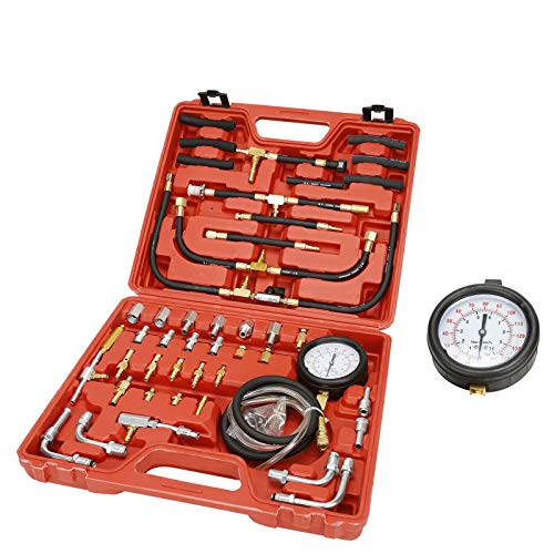 EASYBERG Manometer Fuel Injection Pressure Tester Gauge Test Adapter ...