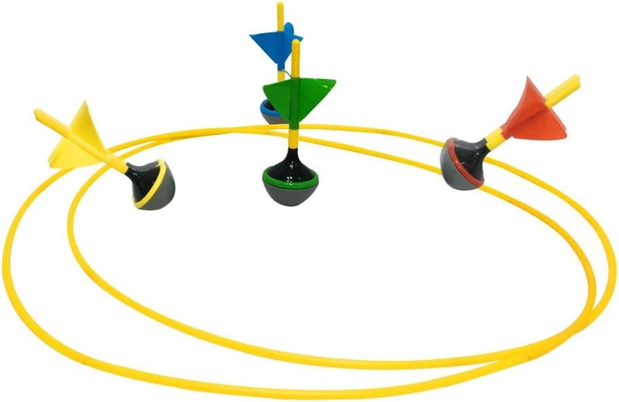 Yellowstone Lawn Dart Set Includes 2 Plastic Rings and 4 Darts Garden ...